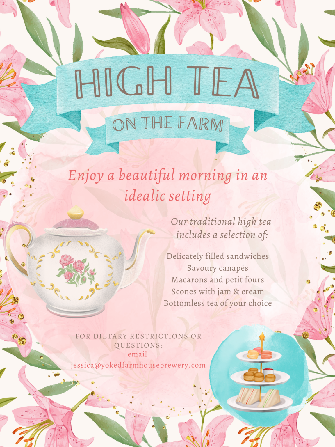 High Tea on the Farm | Yoked Farmhouse Brewery
